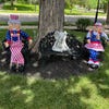 60 Large Sitting Uncle Sam Scarecrow Patriotic Fall Decor Decoration - Etsy