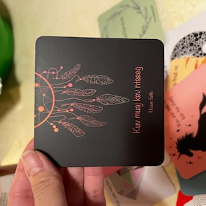 Positive Hmong Affirmation Cards Set - Etsy