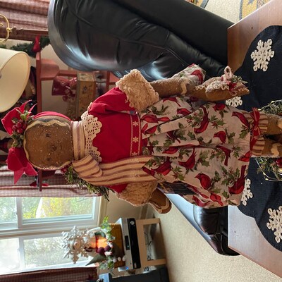 Primitive Bunny Rabbit-folk Art Bunny-irish Bunny-plush Bunny-vintage ...