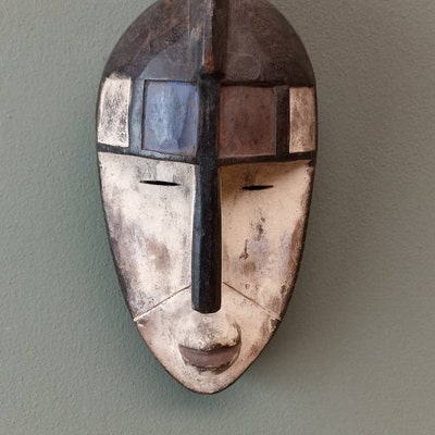 African Mask From Kenya With Elephants - Etsy