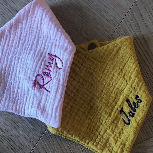Personalized Embroidered Baby Bibs Custom Name Bibs Gift Baby Shower ...