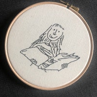 Alien Xenomorph Fibre Art. Hand Embroidery. Hoop Art. Wall Hanging ...