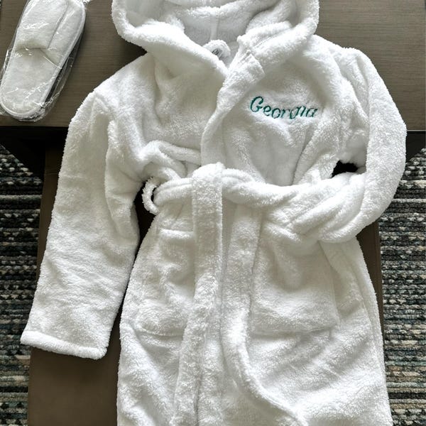 LIGHT BLUE ROBE, Terry Bathrobes, Turkish Cotton Robe, Personalized ...