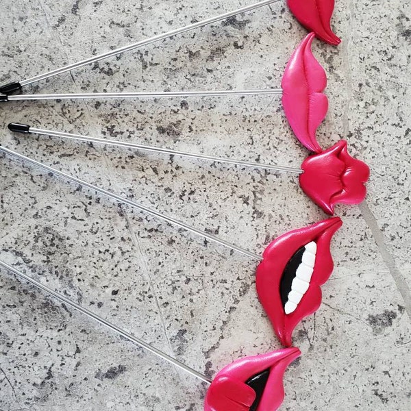 Plastic Smile Props on Sticks - Photo Booth Props - Etsy