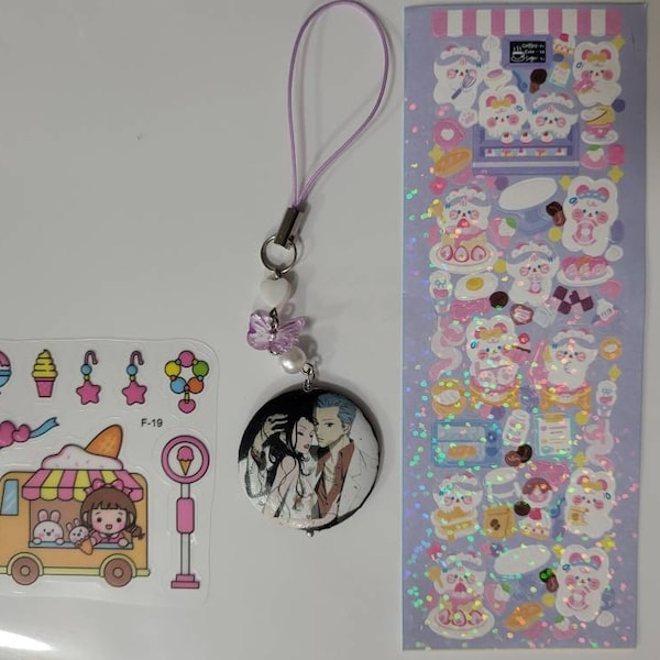 Handmade Magical Girl Kawaii Beaded Phone Charms - Etsy