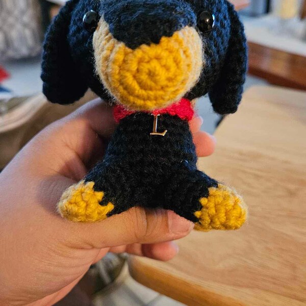 Crochet Pattern of Cute Dachshund Dog (teckel) Amigurumi Doll/ Plushie ...