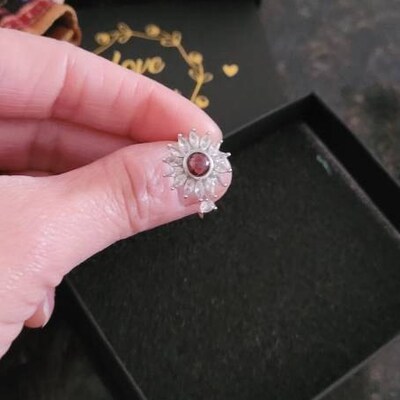 PERIMADE Star Photo Projection Ring Personalized Picture Inside Ring ...