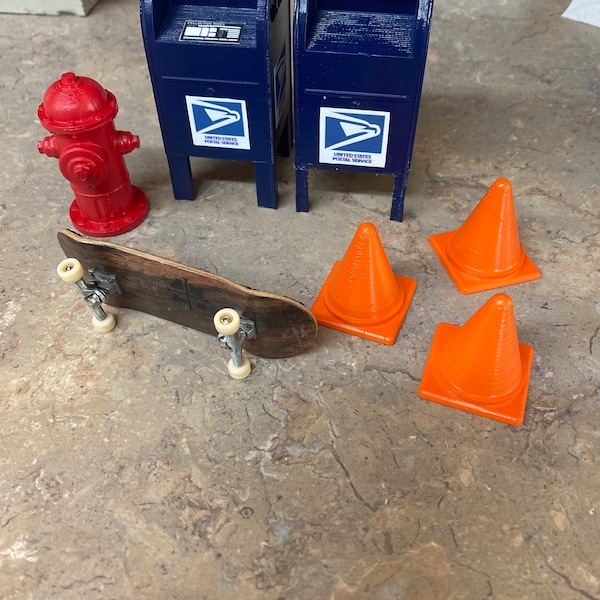 1/8 USPS Post Box Miniature for Fingerboarding or Dioramas. - Etsy