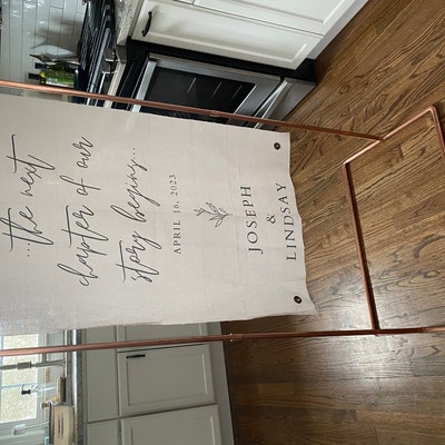 Handmade Custom Copper Stand for Wedding Signs Custom Sizes Available ...