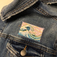 Wave Patch - Ocean Iron on Patch - Sea - Beach - Surf - Make Waves ...