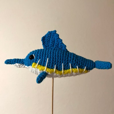 PATTERN: Monty the Marlin Pattern Amigurumi Marlin Pattern Crocheted ...
