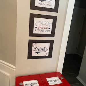 Baseball Concessions Printable Banner INSTANT DOWNLOAD by Beth - Etsy