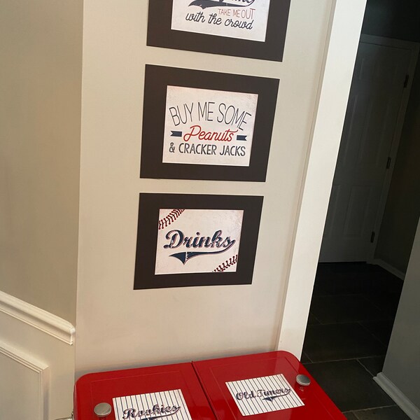 Baseball Drinks Printable Signs INSTANT DOWNLOAD by Beth Kruse Custom ...