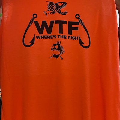 Where's the Fish SVG WTF Fishing Clip Art Cut File Silhouette Dxf Eps ...