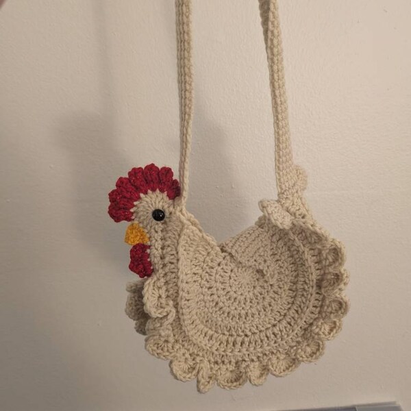 Crochet Chicken Bag Pattern Only U.S Terms - Etsy