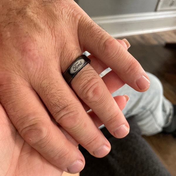 Inspiredsize 11 Ford Truck Titanium Ring - Etsy