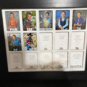 School Years Picture Frame Personalized Holds Twelve | Etsy