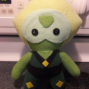 Peridot Steven Universe Crystal Gem Fleece Plush Doll - Etsy