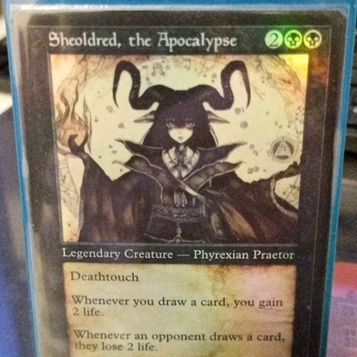 Sheoldred, the Apocalypse PROXY FOIL MTG - Etsy