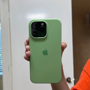 Solid Colour Silicone Phone Case iPhone 14 13 12 11 Pro Max Cover ...