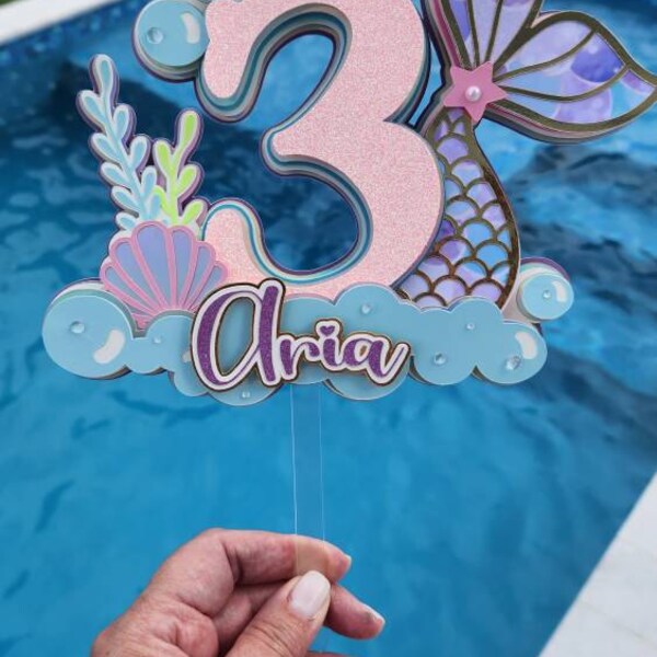 Under the Sea Cake Topper, Ocean Party, Sea Animals Cake Topper - Etsy