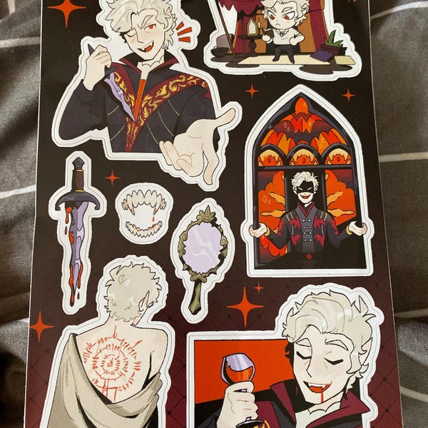 Baulders Gate 3 Astarion & Karlach Sticker Sheet - Etsy