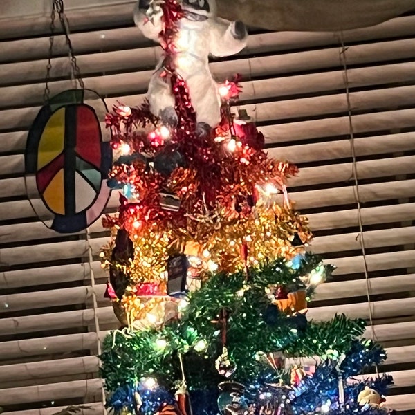 Christmas Tree Topper Abominable Snowman Vintage Christmas Ornament ...