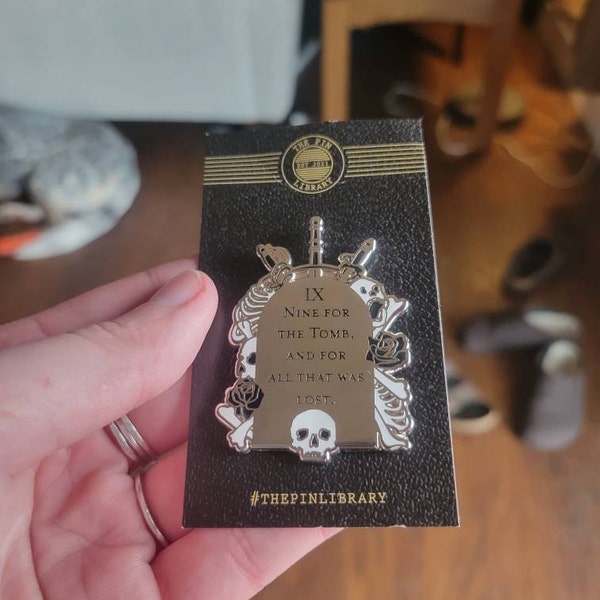 Nine for the Tomb – Gideon the Ninth Inspired Enamel Pin - Etsy