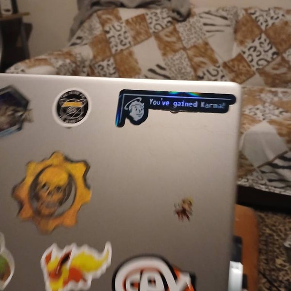 Fallout Karma Lost or Gained Handmade Holographic Vinyl Sticker - Etsy