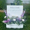 Personalized Flower Box Sign for Events, Baby Shower Welcome Sign ...