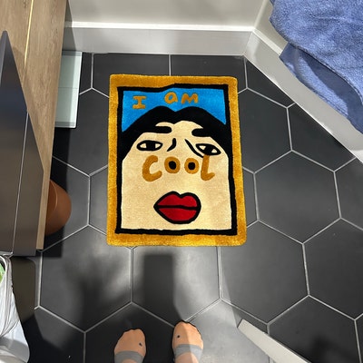 Custom Hand Tufted Rug / Funny Rug Soft and Aesthetic - Etsy