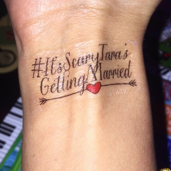 Custom Hashtag Temporary Tattoos - Etsy