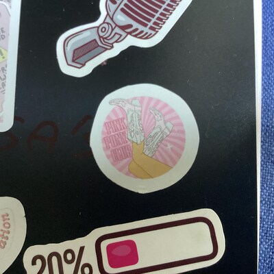 Pink Iced Coffee Club Sticker - Etsy