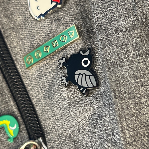 Mini Crow Enamel Pins / Filler Pins - Etsy