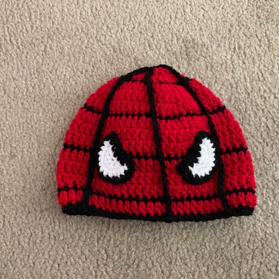 Crochet PATTERN Superhero Spider Web Hat Baby to Adult Size - Etsy ...