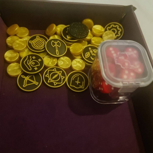 DND Condition Ring Set (65) - Status Effect Markers - Etsy