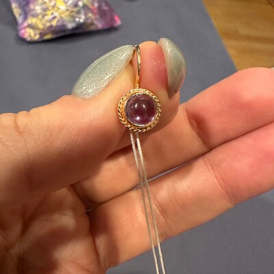 Vintage Original 583 Gold Ring, Solid Gold 14k, Corundum Ring, Rose ...