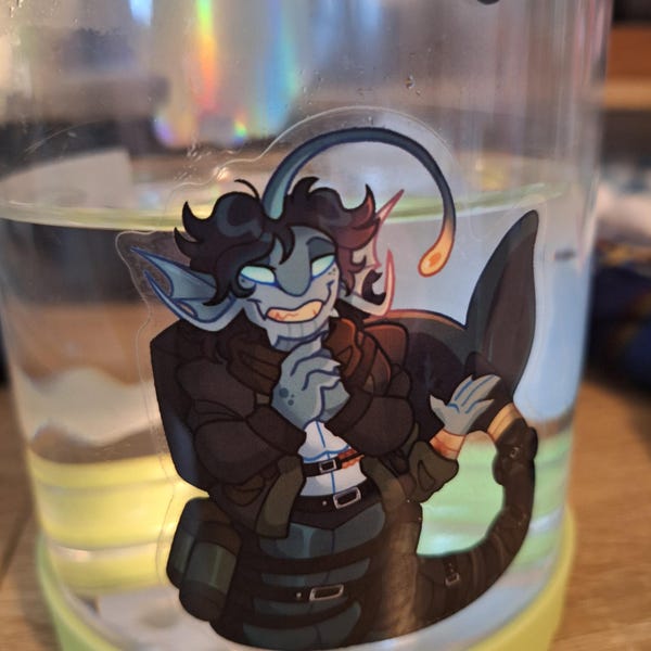 Fear and Hunger Termina God Vinyl Stickers Rher, Gro-goroth, Sylvian ...