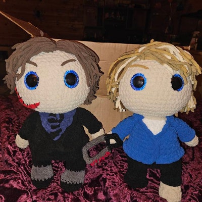 Detective Crochet Plushie Horror Movie Doll Spooky Stuffie - Etsy