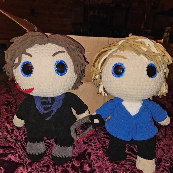 Grumpy Christmas Crochet Plushie Horror Movie Doll Spooky Stuffie - Etsy