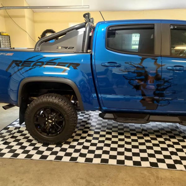 Colorful Abstract Triangles Blue Shapes Refrigerator Fridge Freezer ...