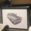 1973 Holden HQ Monaro GTS A3 Print off Original Pencil Drawing Limited ...
