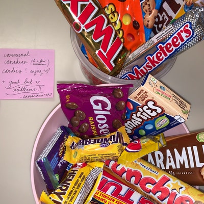 College and Exam Time Munchie Box Tasty Canadian Snack Box - Etsy Canada
