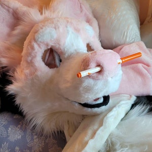 Fursuit Nose Pattern and Tutorial Pickable Plush Dog Snout | Etsy UK