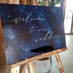 Cosmic Welcome Sign, Zodiac Astronomy Sign, Galactic Welcome, Space ...