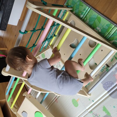 Climbing Triangle Two-sided Ramp Kletterdreieck Climbing Arch - Etsy