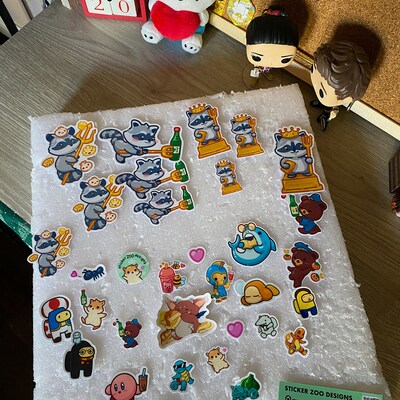 BUFF Sanro Vinyl STICKERS 2D Drawings Based on Buff CUTE Characters ...