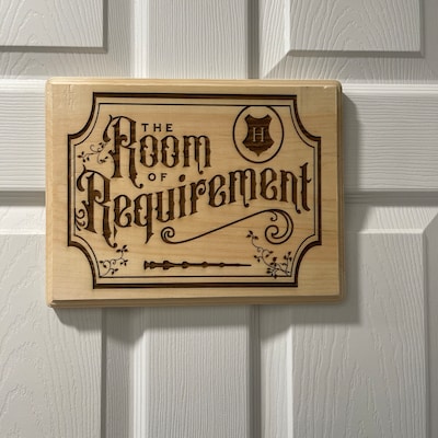 The room of Requirement Sign Art Files Jpg, Dxf, Png, Svg - Etsy
