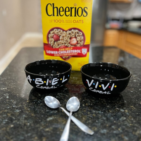 Personalized Friends TV Show Cereal Bowl | Custom Friends Merch Show ...