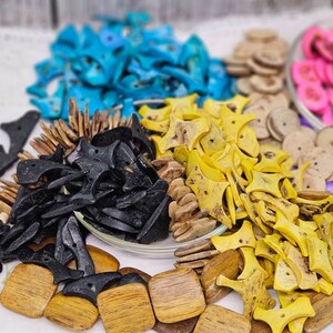 6 Hand Carved Buttons 1 1/4 Inch - Etsy